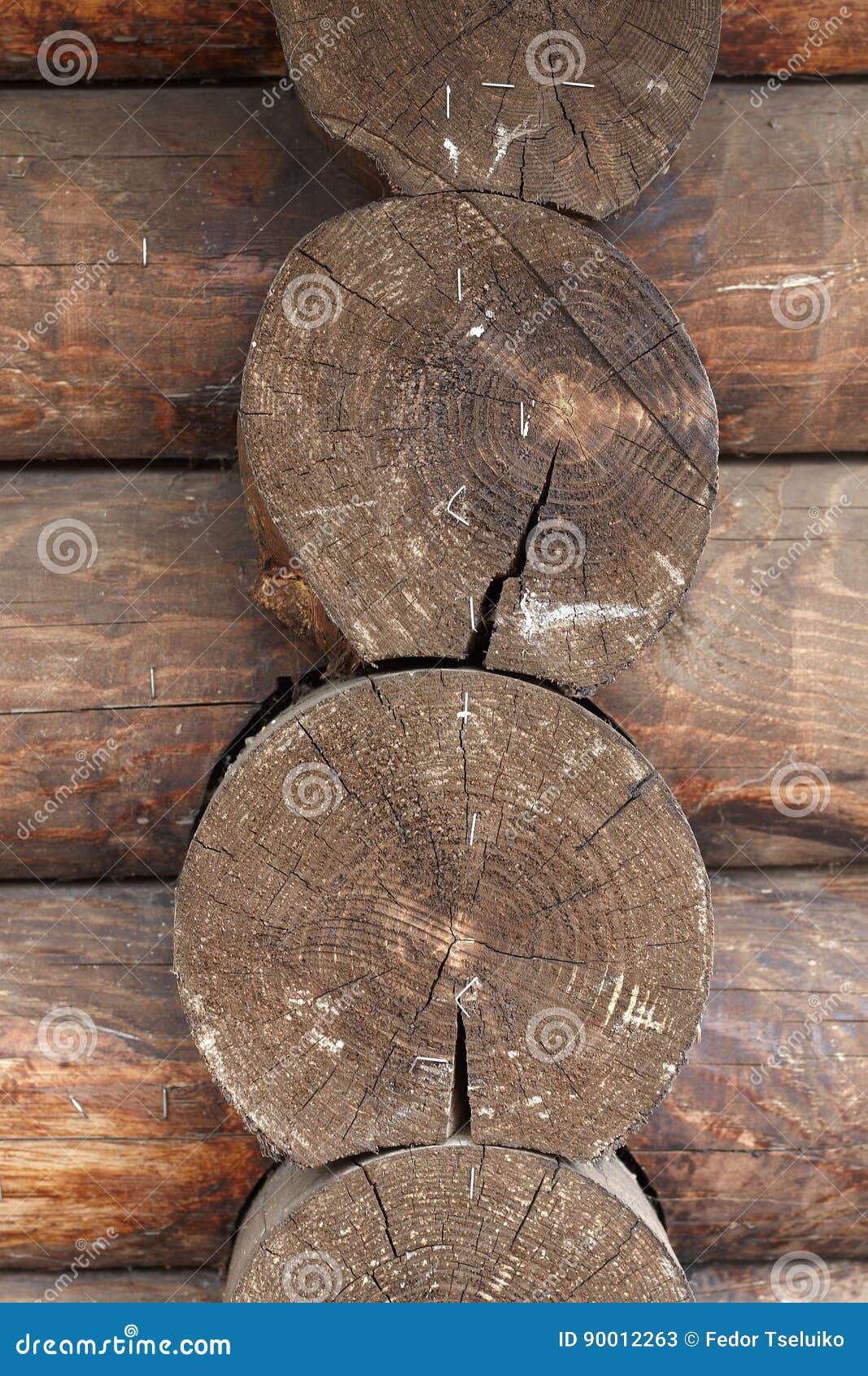 Timber Corner. Close Up Fragment Stock Image - Image of chaotic, motley ...