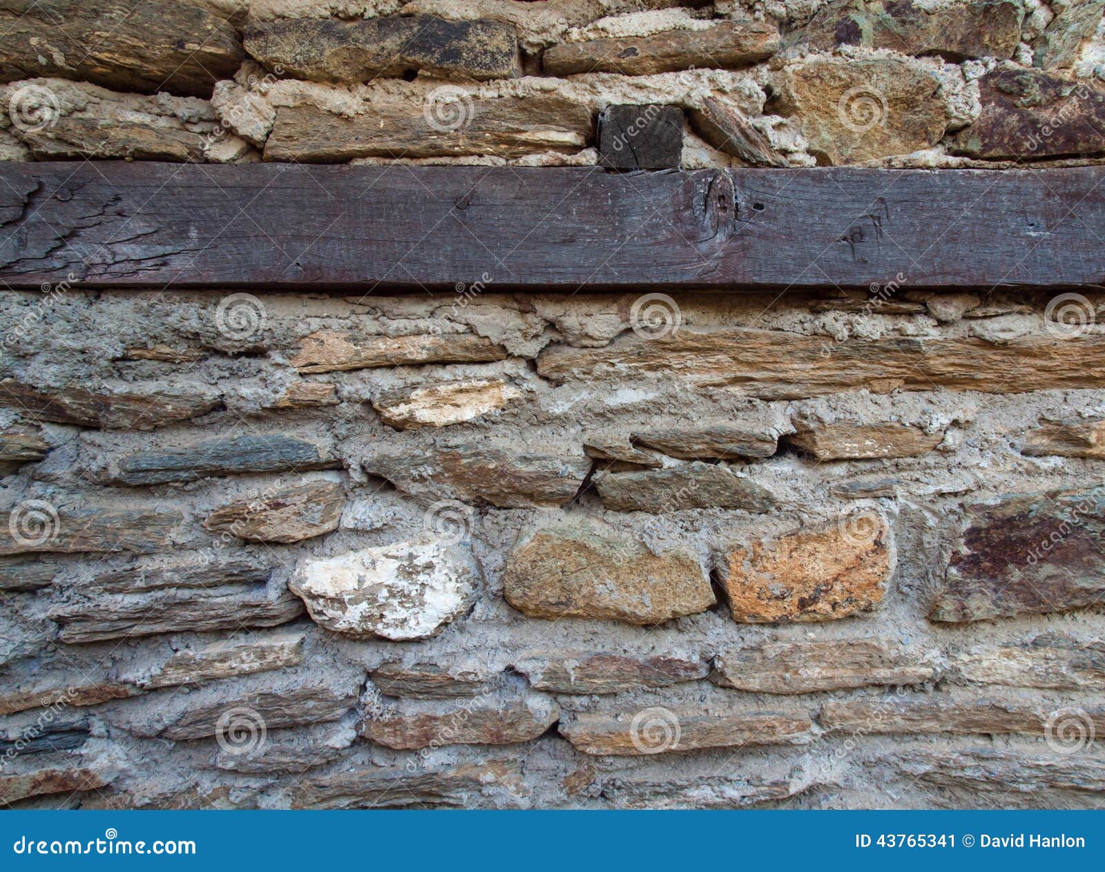 Timber frame stone wall stock image. Image of rough, rustic - 43765341