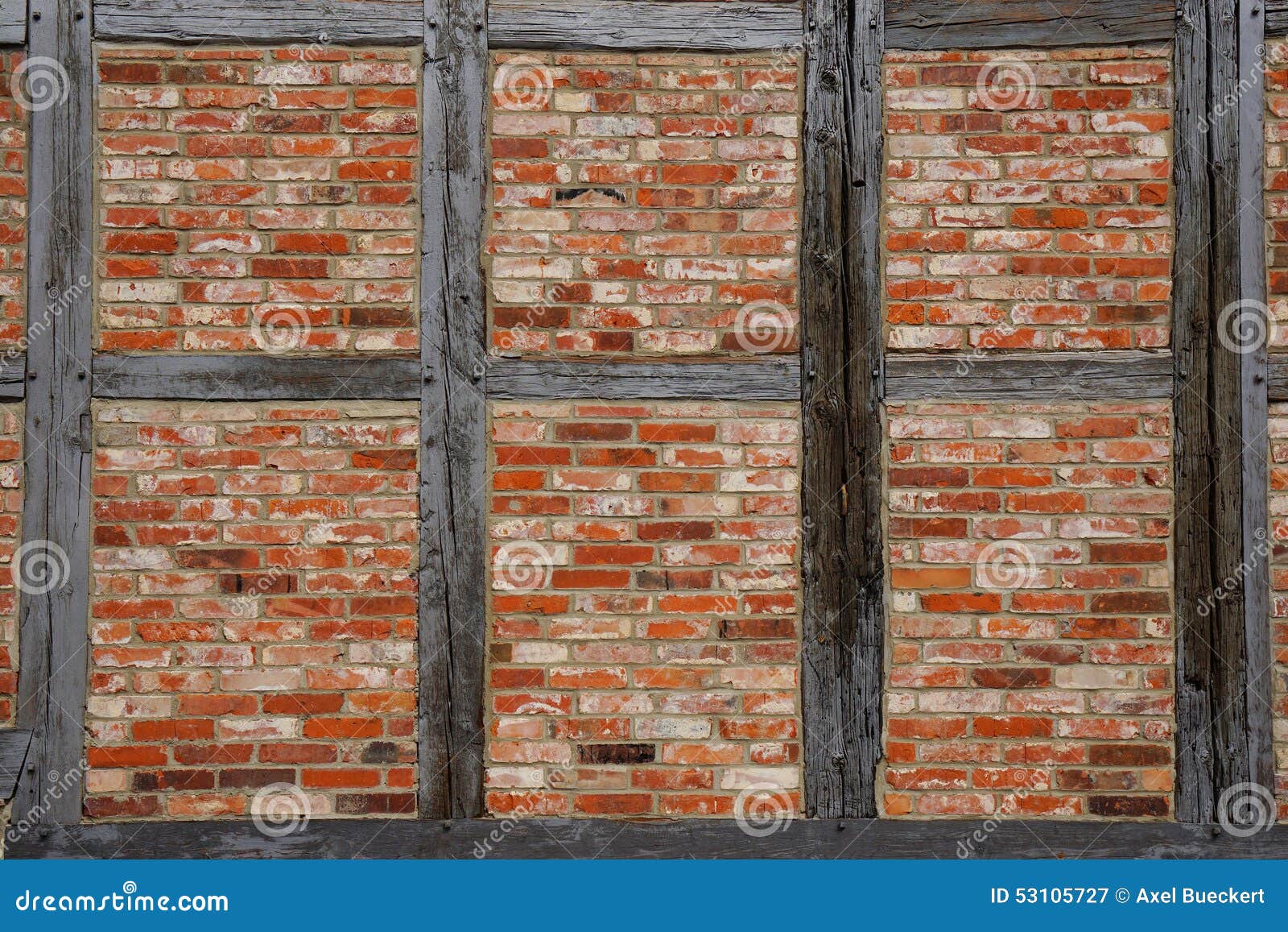 Timber Frame Wall Background Stock Image - Image of detail, texture ...