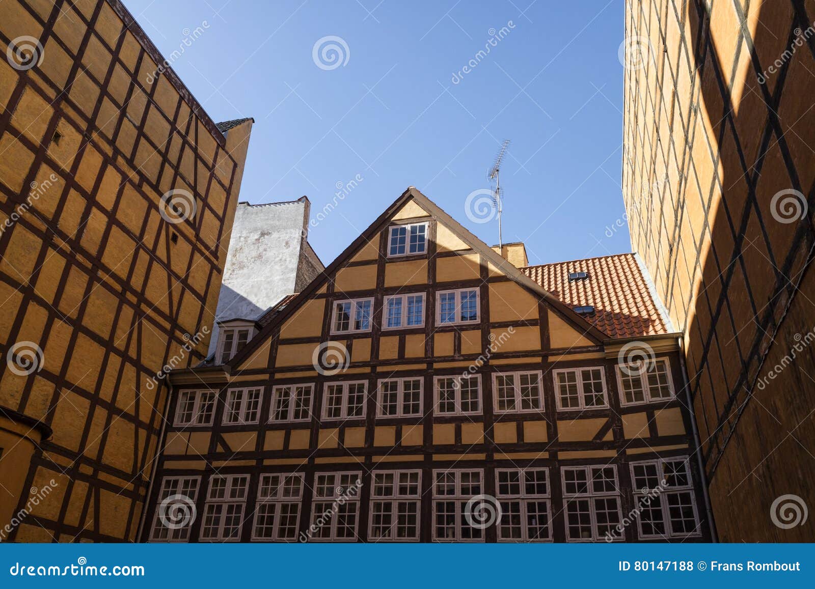 Timber Framed Building in Copenhagen, Denmark Editorial Stock Photo ...