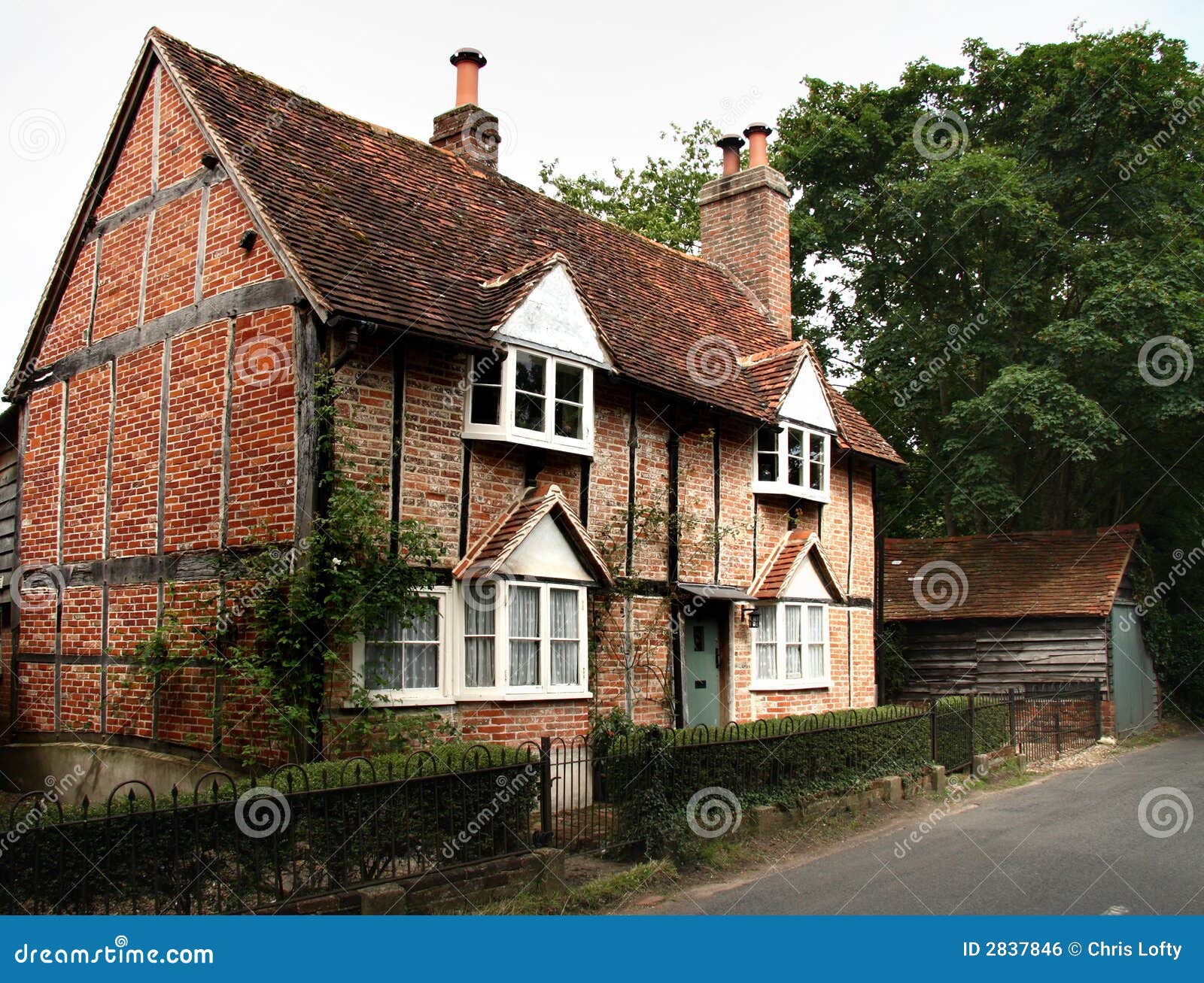 Timber Framed Cottage stock photo. Image of rustic, heritage - 2837846