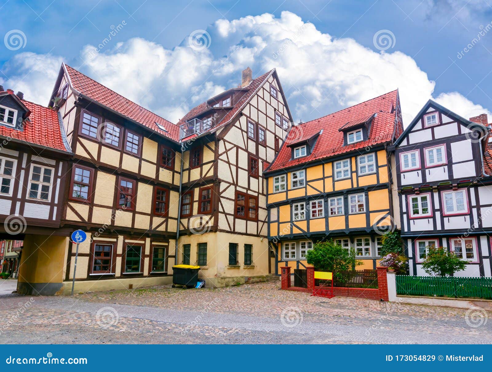 Timber Framing Architecture of Quedlinburg, Germany Editorial Stock ...
