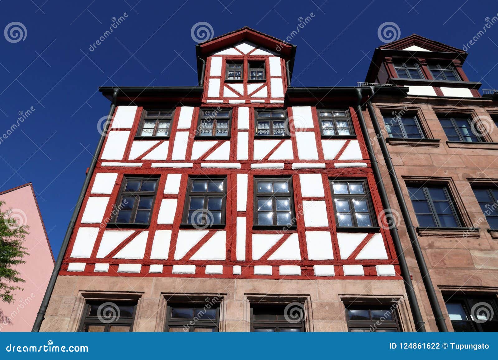 Timber Framing Architecture Stock Photo - Image of bayern, european ...