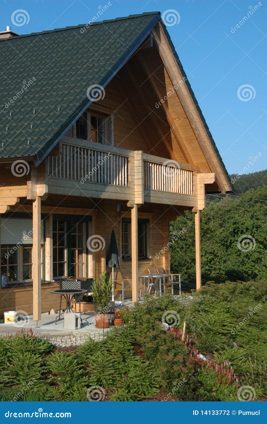 Timber House stock photo. Image of house, wooden, rural - 14133772