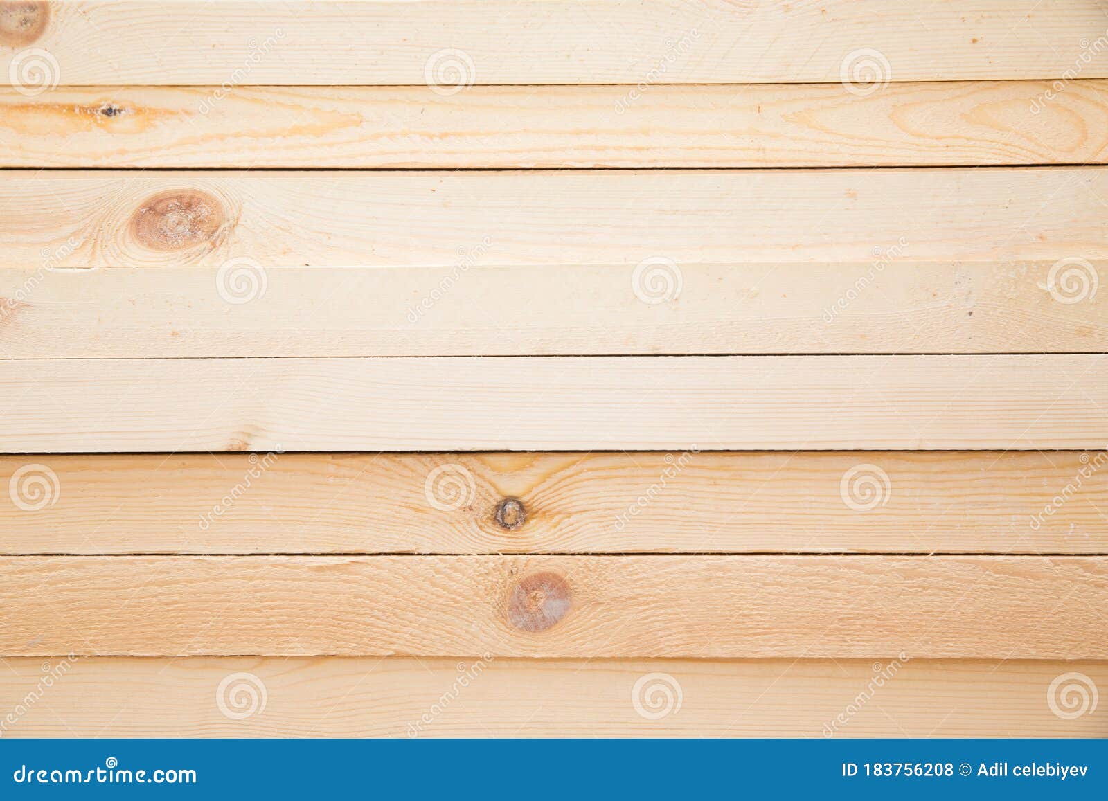 Timber Industry Objects. Finished Wood Beams or Plank at a Warehouse ...