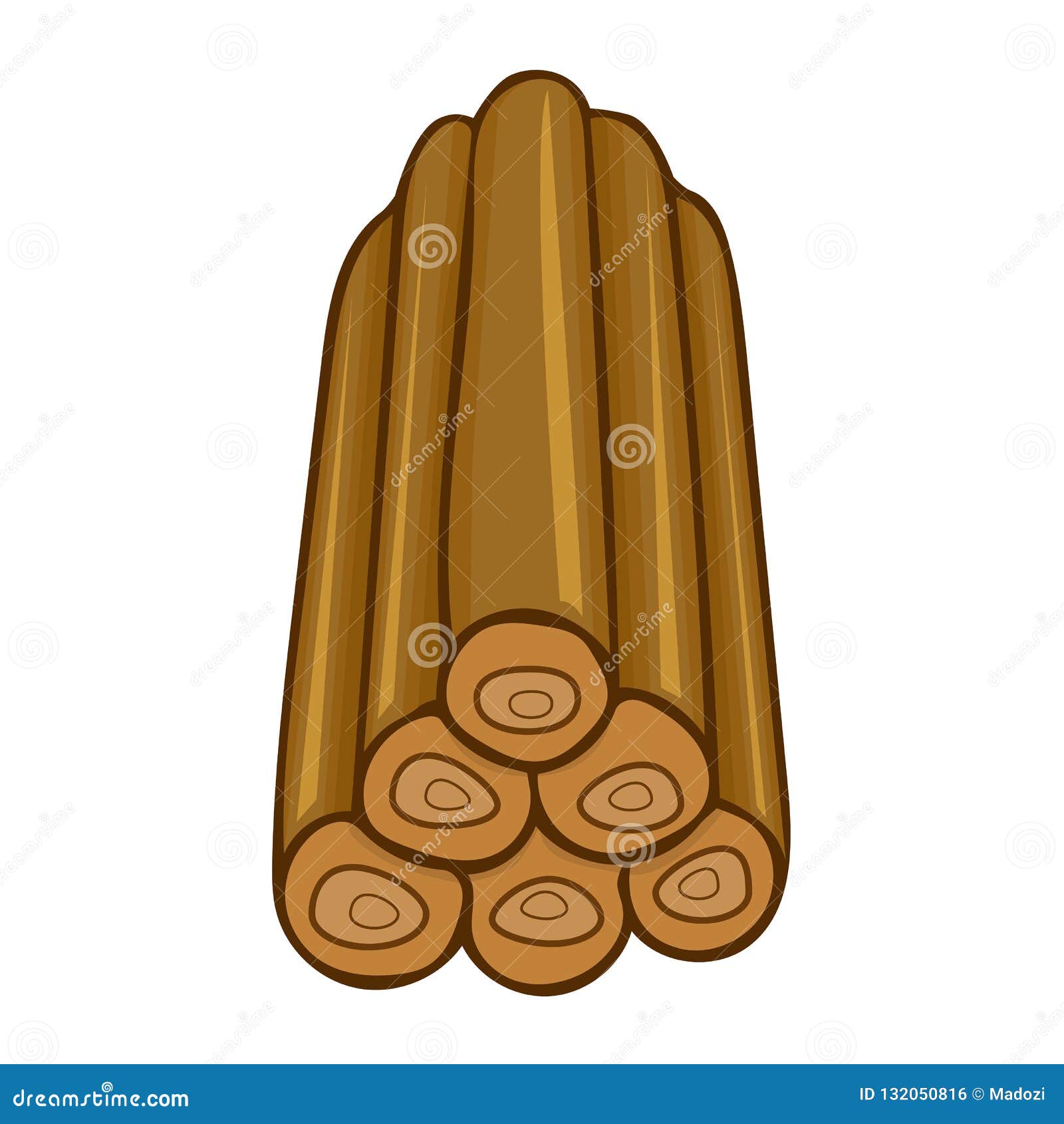 Timber Isolated Illustration Stock Vector - Illustration of graphic ...