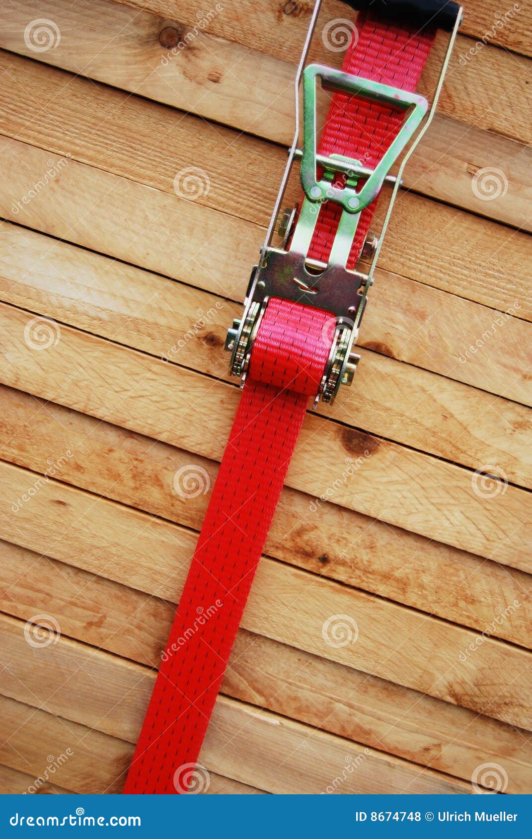 Lashing Strap For Safety On The Truck Stock Photography | CartoonDealer ...