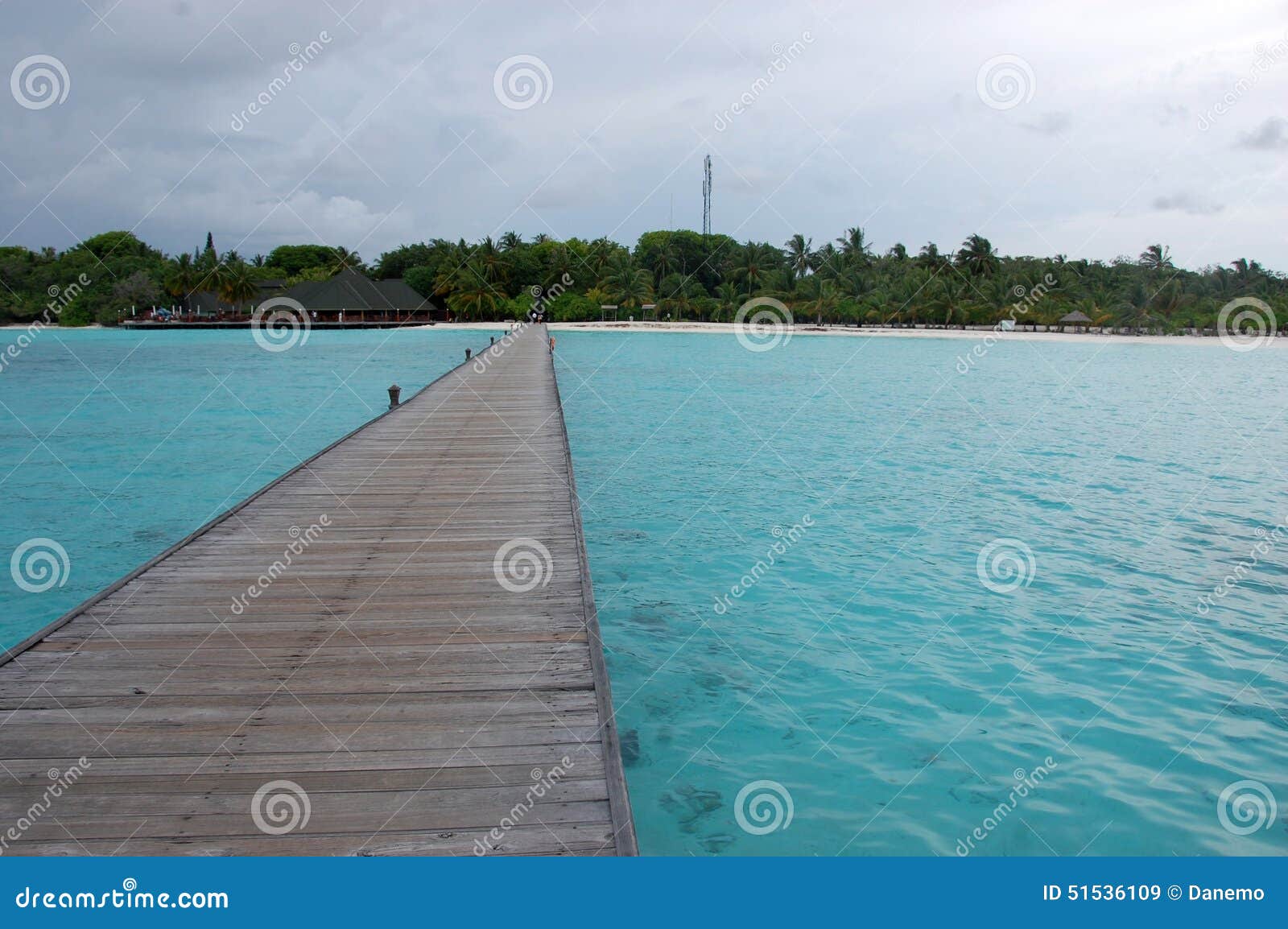 Timber Pier at Maldives Island Stock Image - Image of tourism, maldives ...