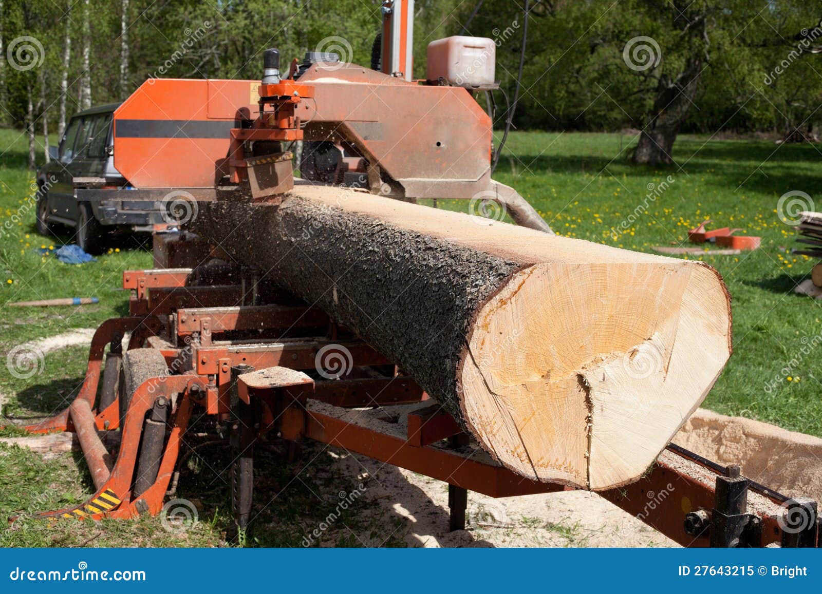 Timber Sawing stock image. Image of industry, lumber - 27643215