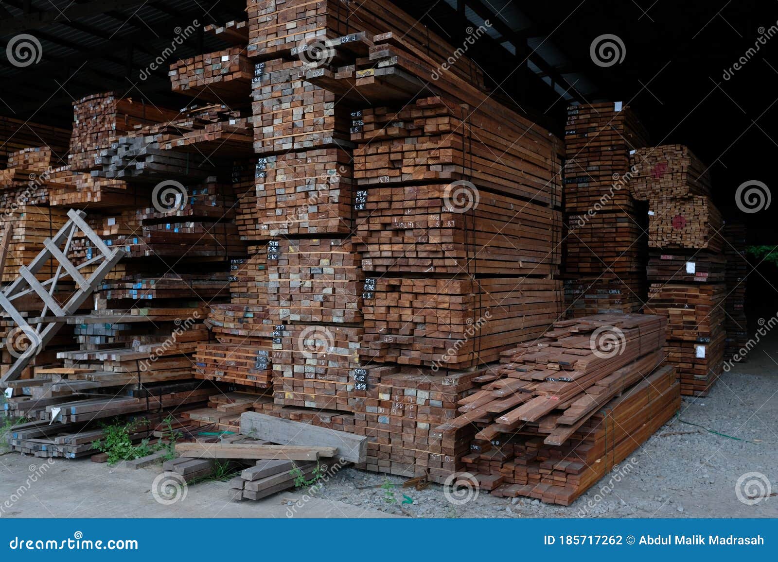 Timber on the shelf stock photo. Image of pattern, decor - 185717262