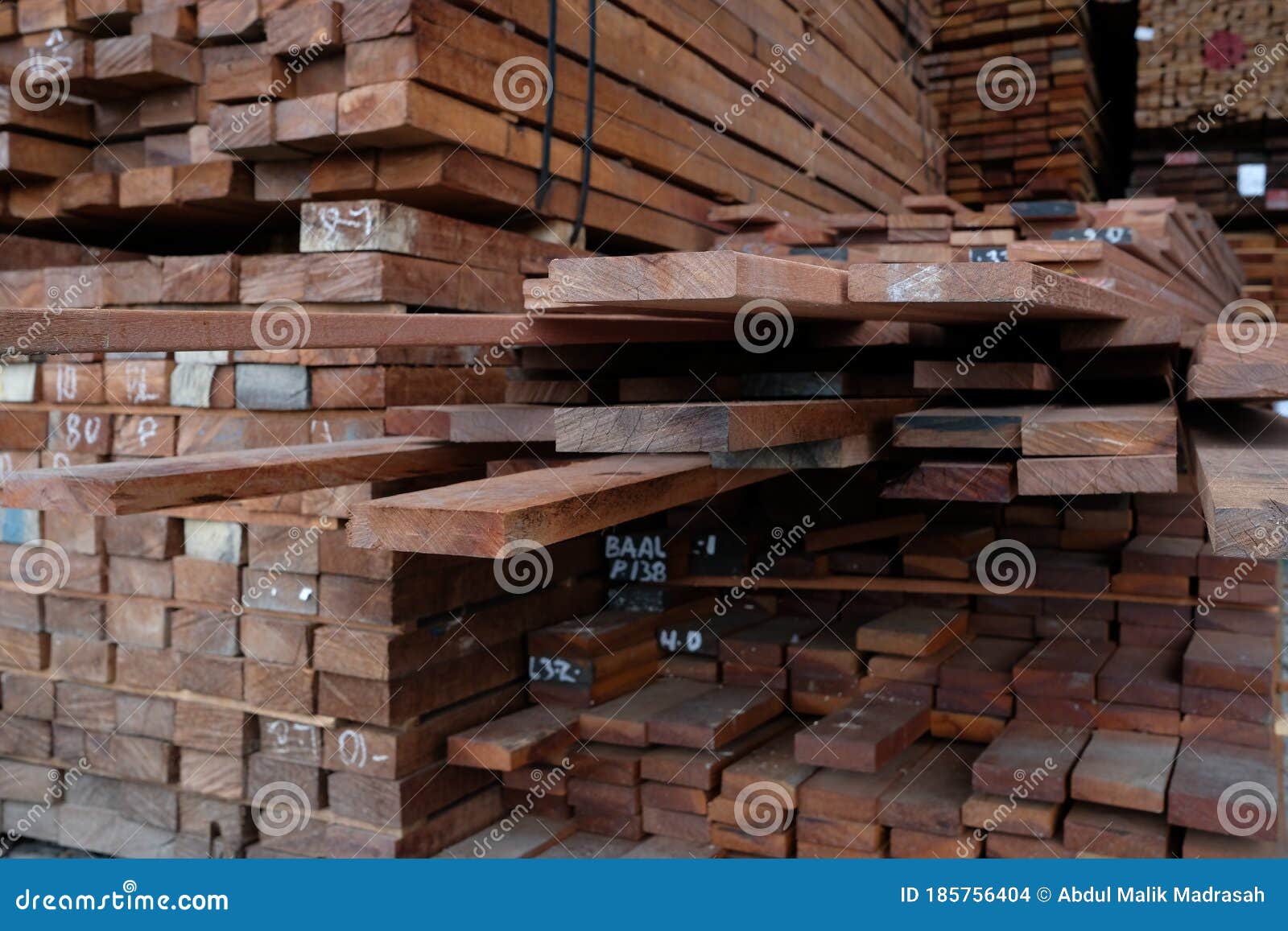 Timber on the shelf stock photo. Image of material, business - 185756404