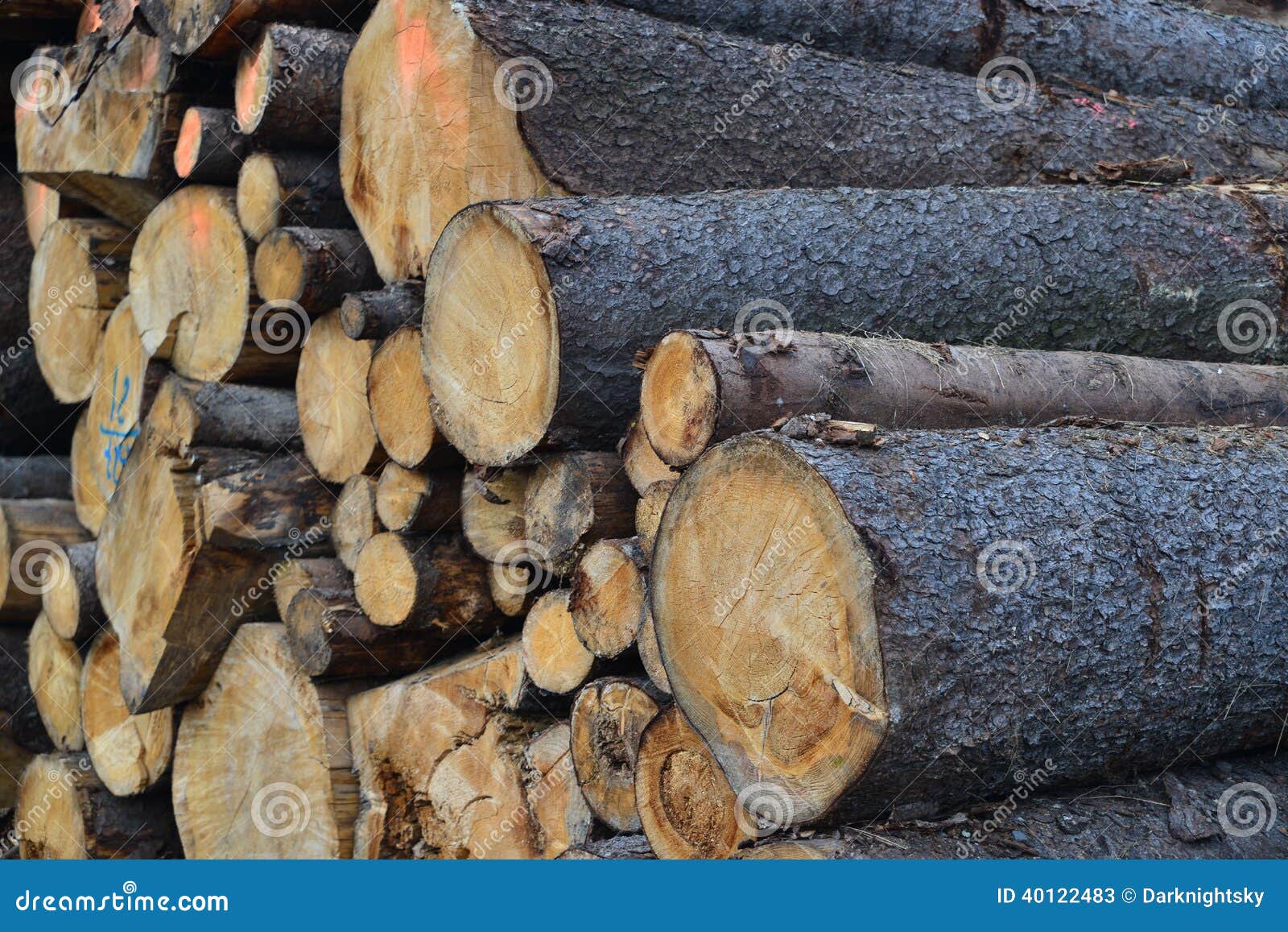 Timber stack stock image. Image of diagonal, diameter - 40122483