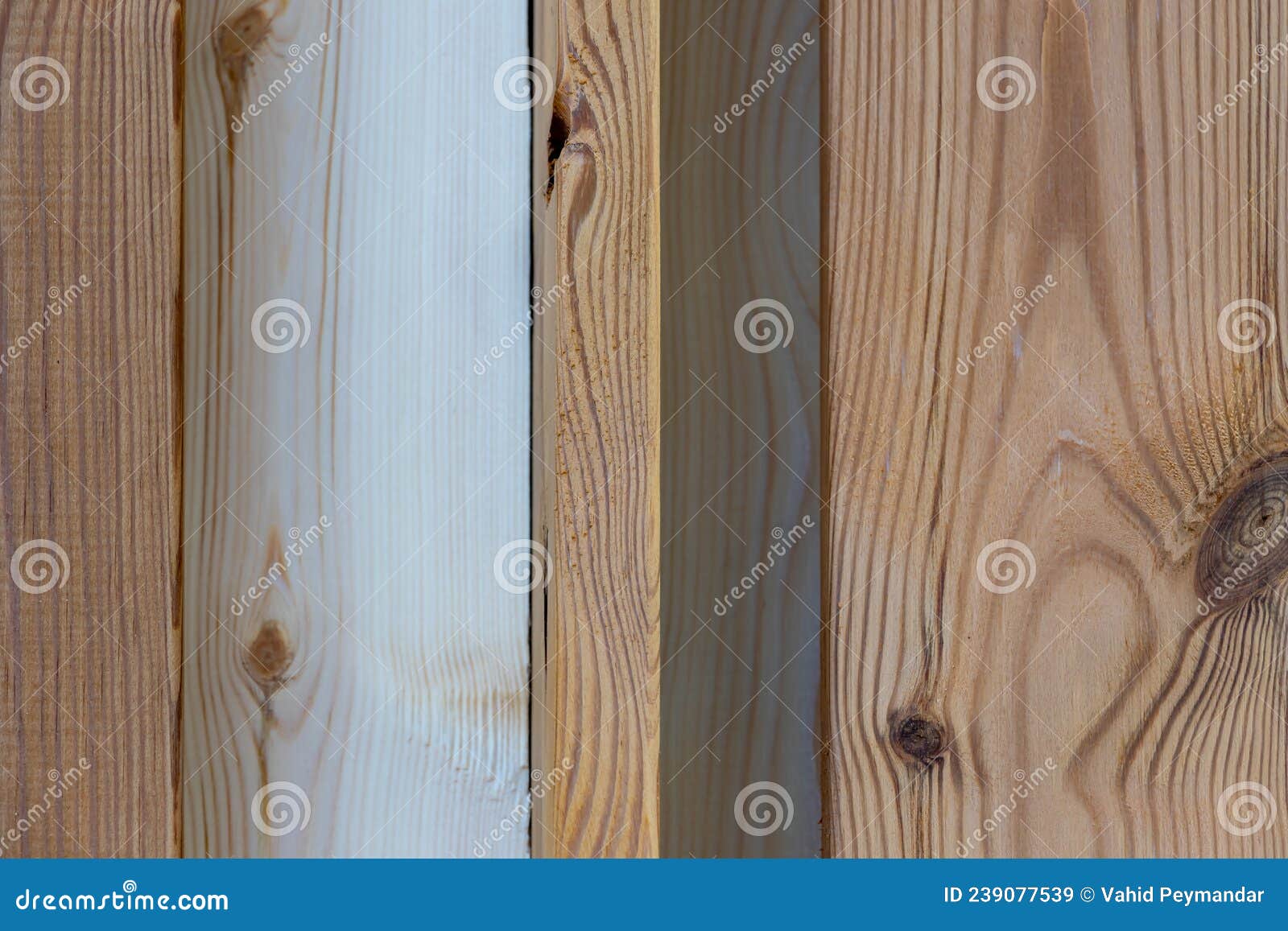 Brown and White Wood Lumber with and Layers Stock Image - Image of ...