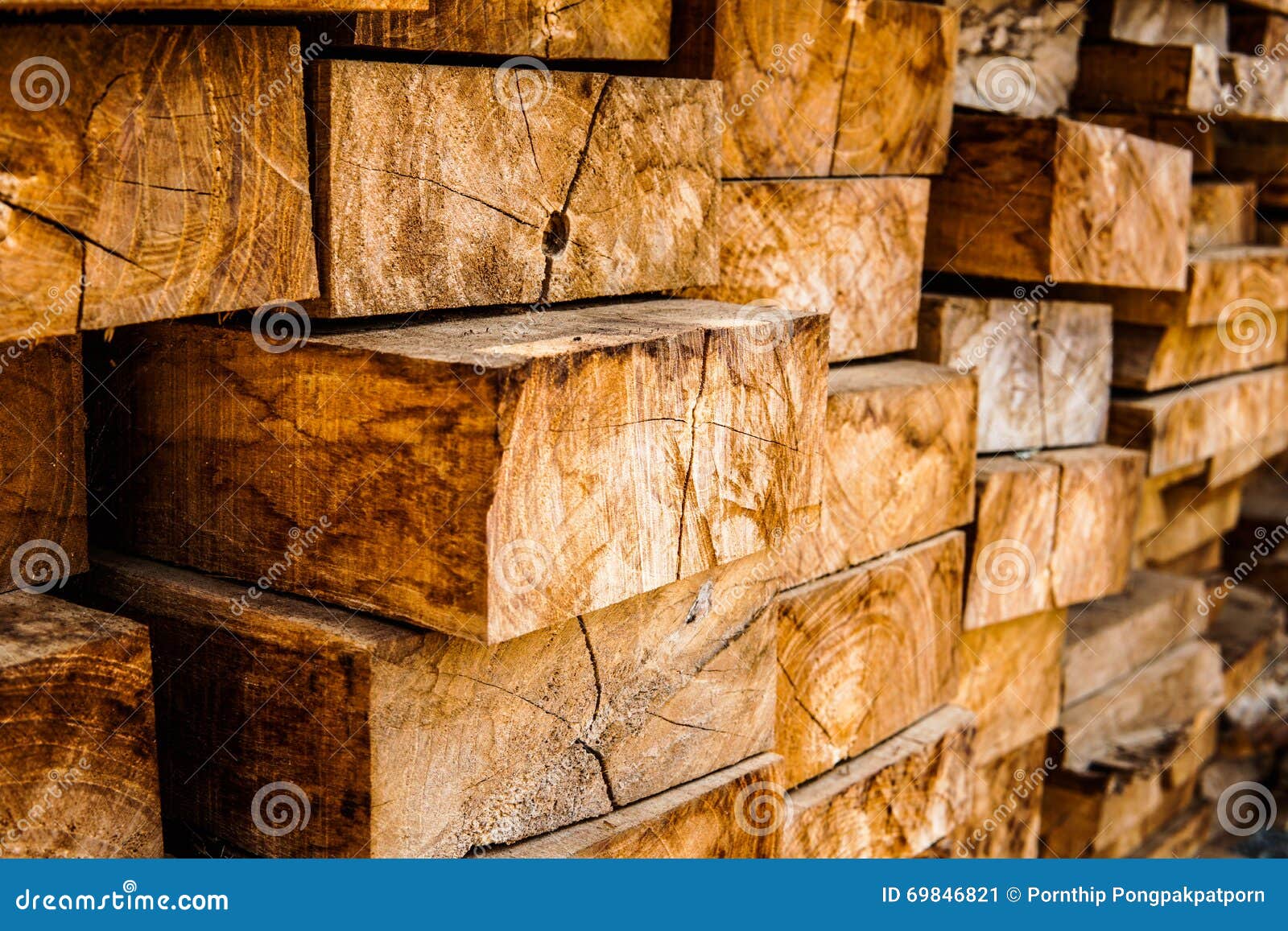 Timber stock image. Image of timber, teak, woods, industry - 69846821