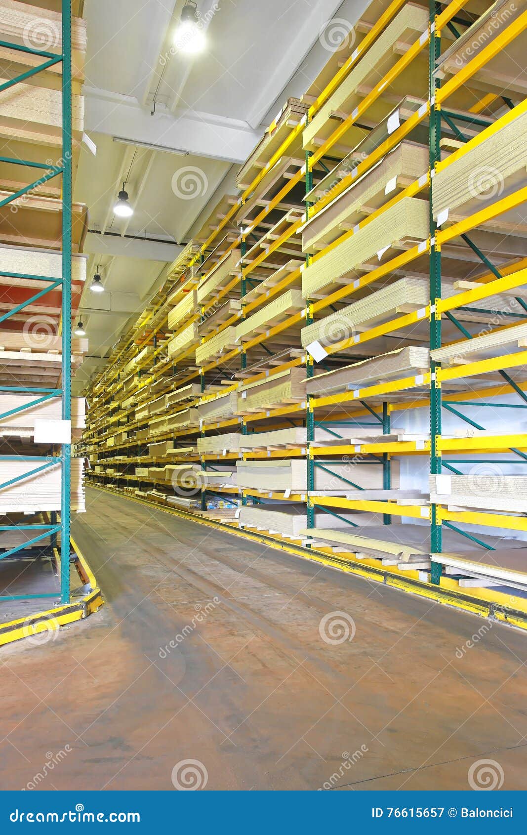 Timber Warehouse stock image. Image of board, warehouse - 76615657