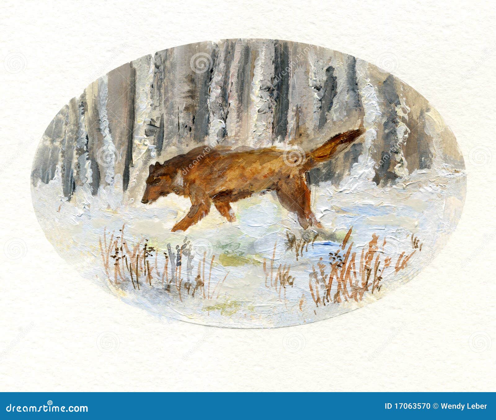 Timber Wolf (Canis Lupus) Looks Left Stock Illustration | CartoonDealer ...
