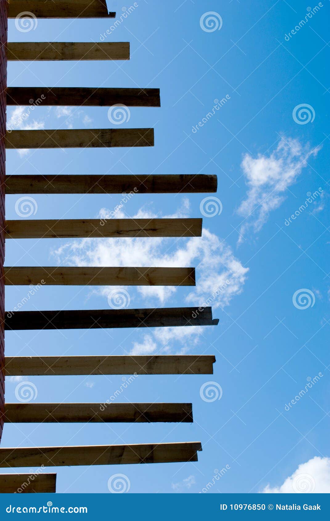 Timber-work stock photo. Image of architecture, symmetric - 10976850