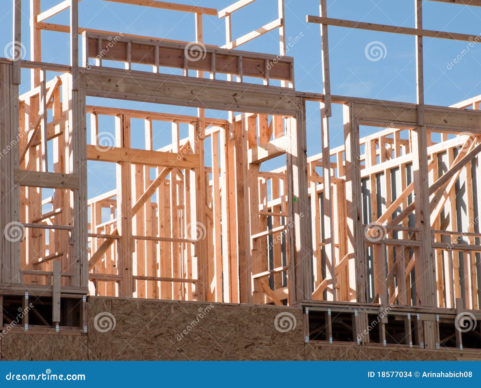 Timber work stock photo. Image of structure, house, building - 18577034