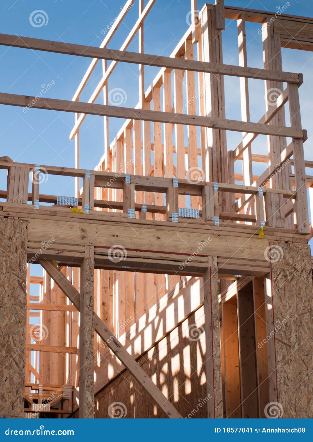 Timber work stock image. Image of building, framing, wood - 18577041