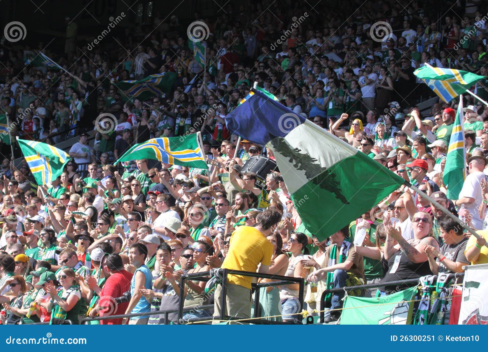 Timbers Army editorial photo. Image of jeldwen, field - 26300251