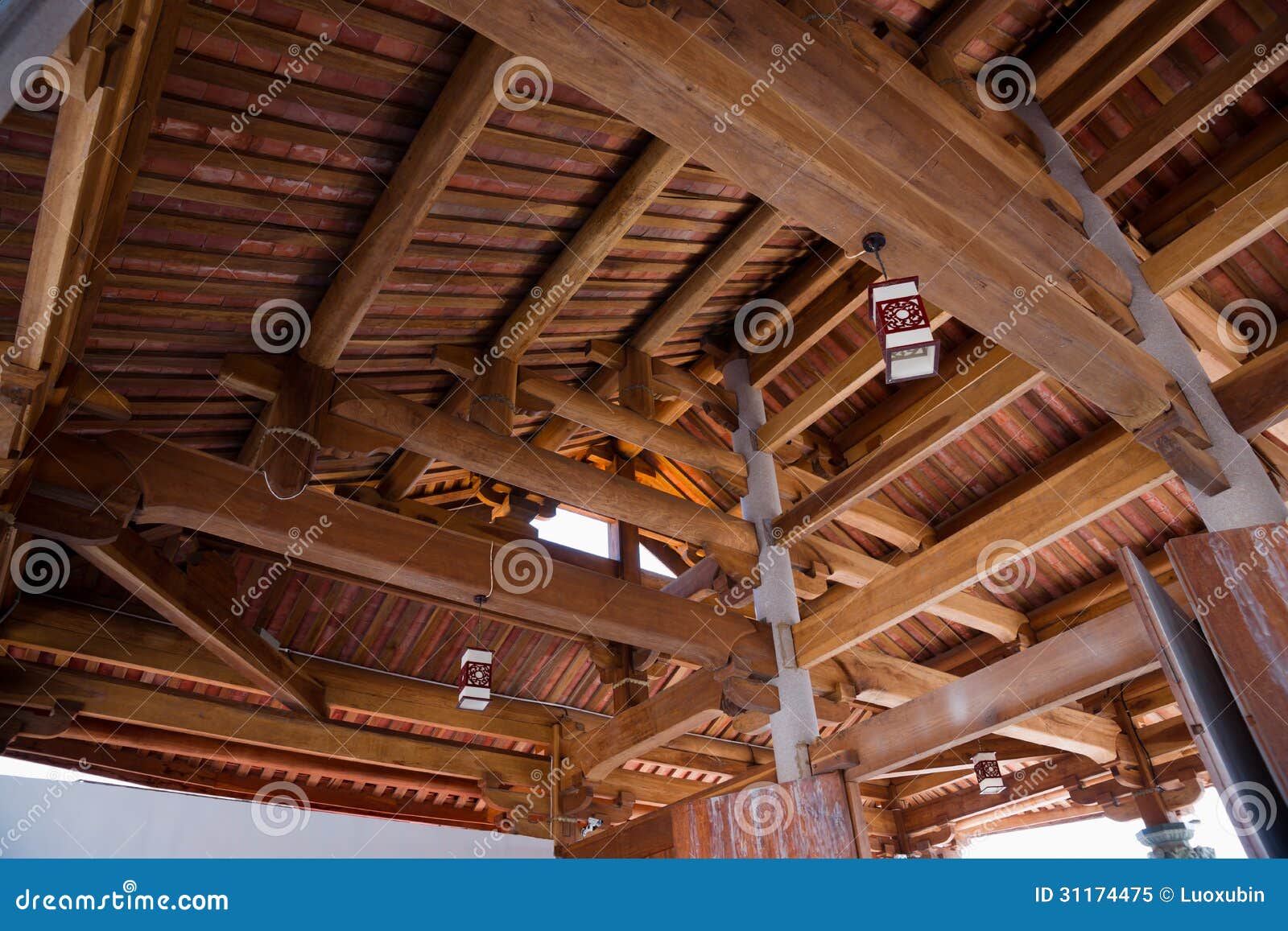Timberwork stock image. Image of interior, detail, wood - 31174475