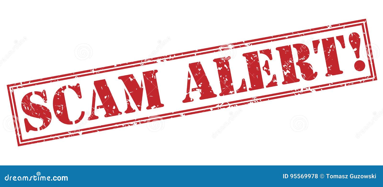 Timbre d'alerte de Scam illustration stock. Illustration du fond - 95569978