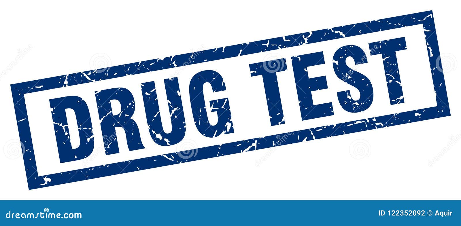 Timbre d'essai de drogue illustration de vecteur. Illustration du encre ...