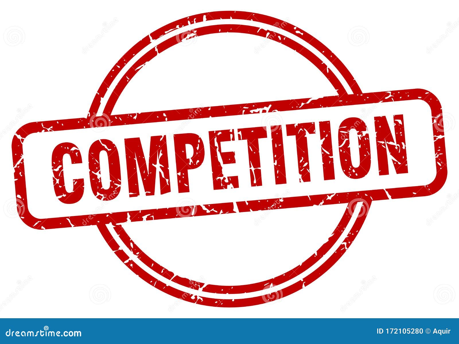 Timbre De La Concurrence. Signe Grunge Du Cycle De Concurrence ...