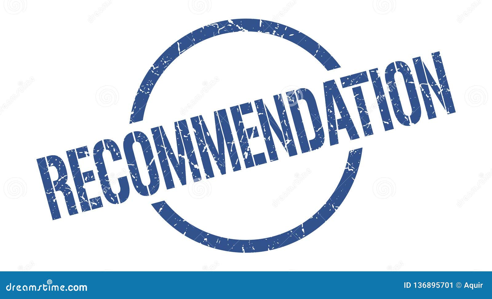 Timbre de recommandation illustration de vecteur. Illustration du ...