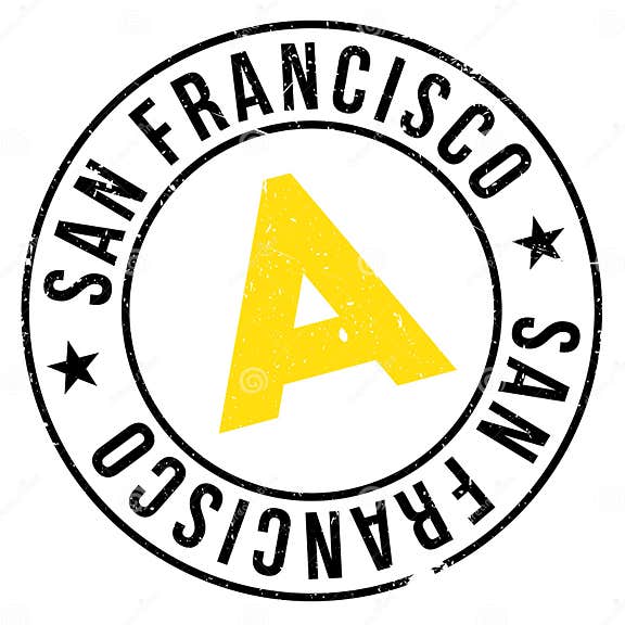 Timbre de San Francisco illustration stock. Illustration du entête ...