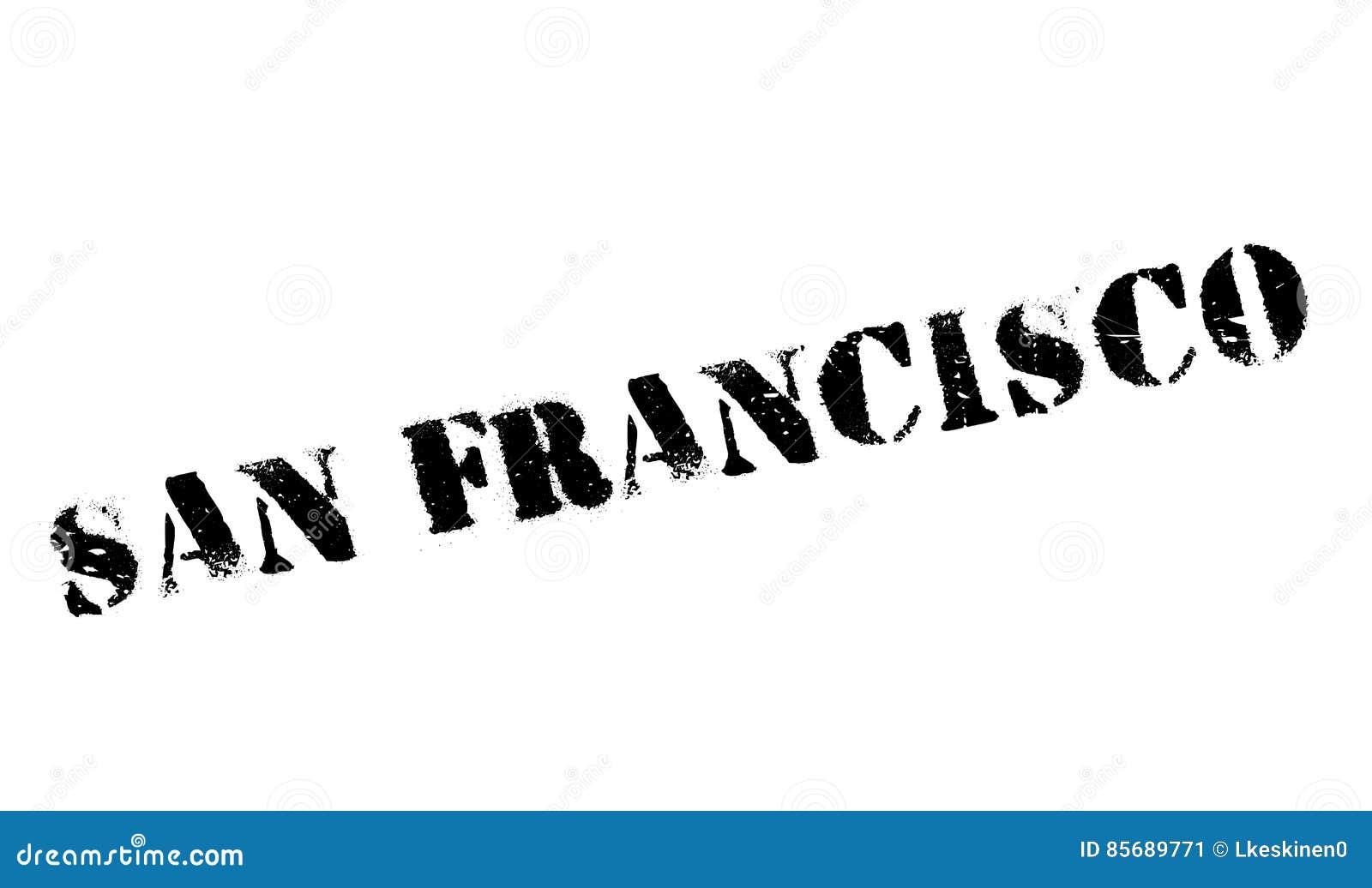 Timbre de San Francisco illustration stock. Illustration du estampille ...