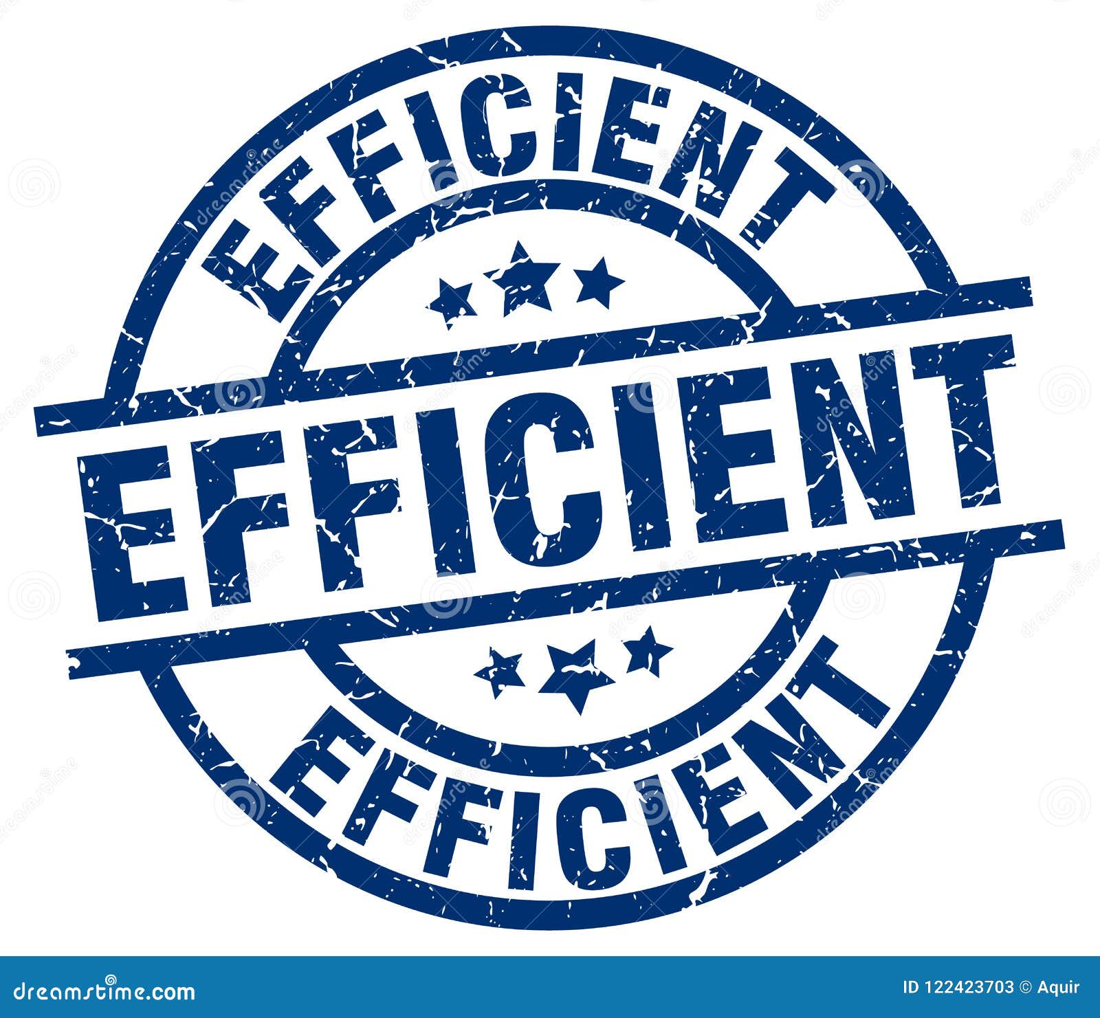 Timbre efficace illustration de vecteur. Illustration du bleu - 122423703