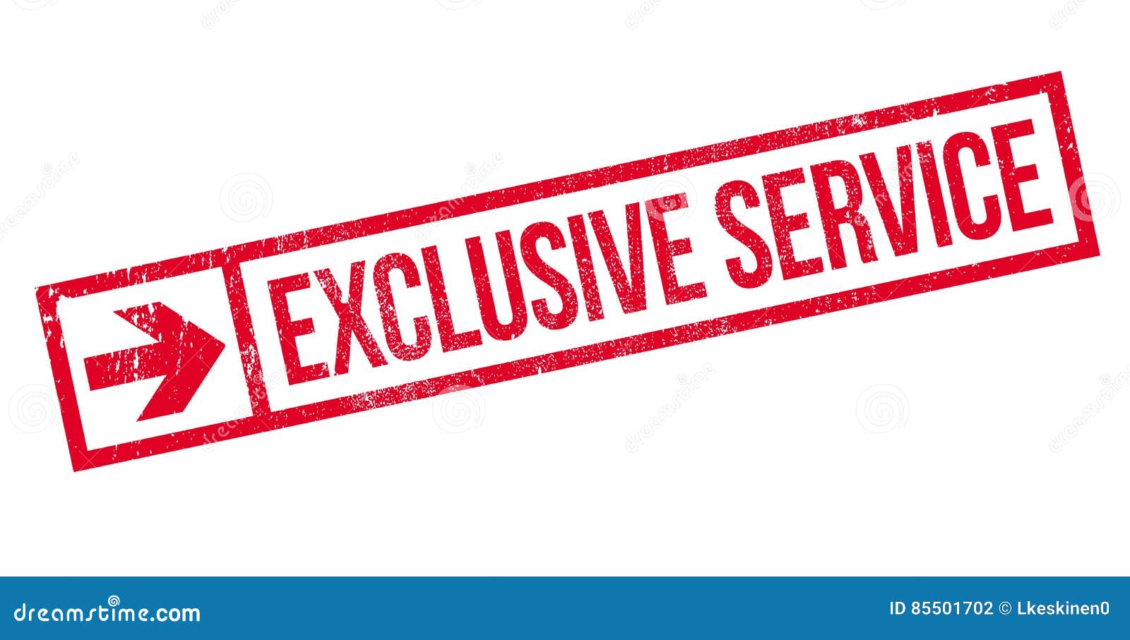 Timbre exclusif de service illustration stock. Illustration du ...