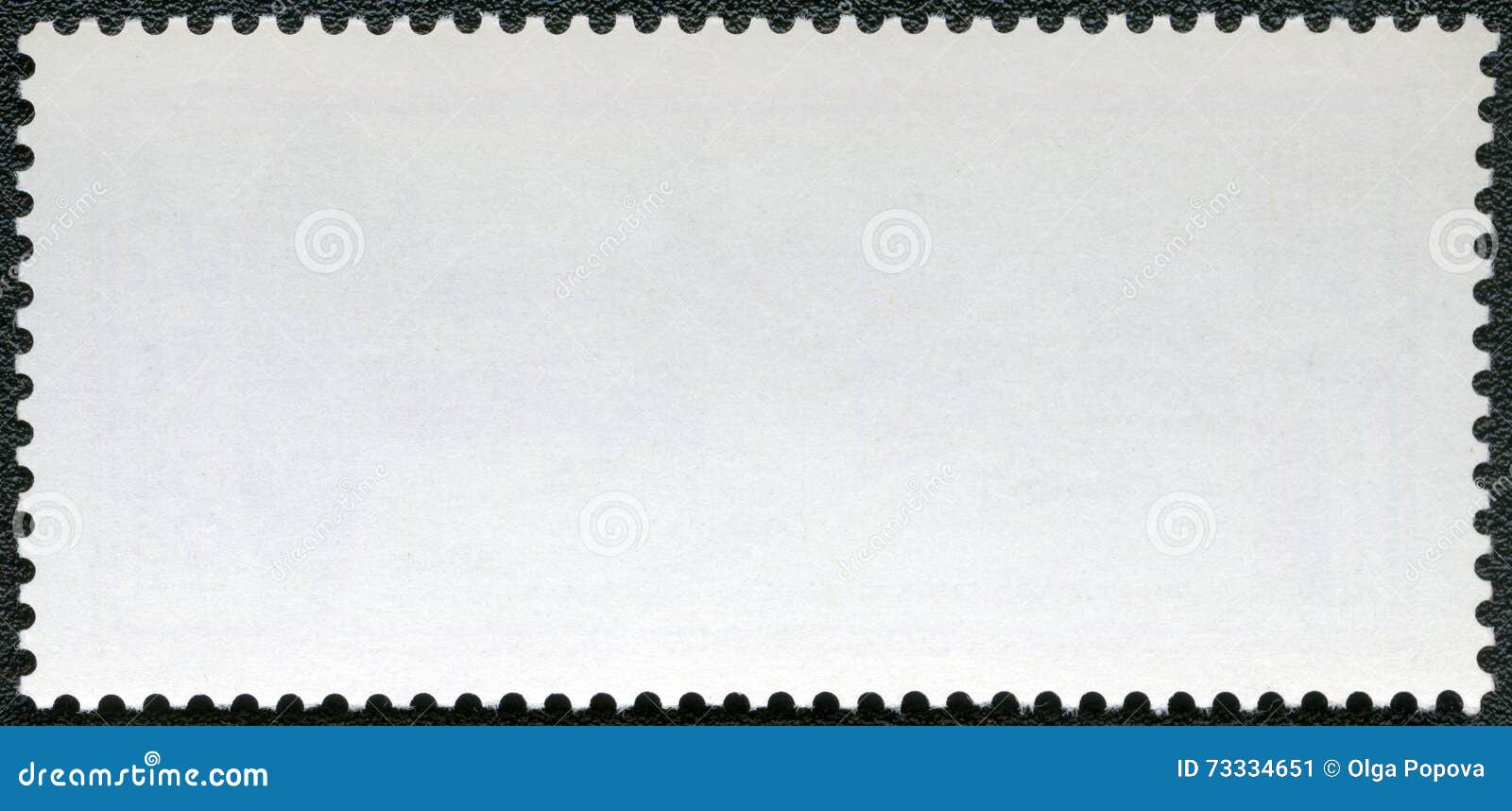 Timbre-poste Vide Sur Un Fond Noir Image stock - Image du postcard ...