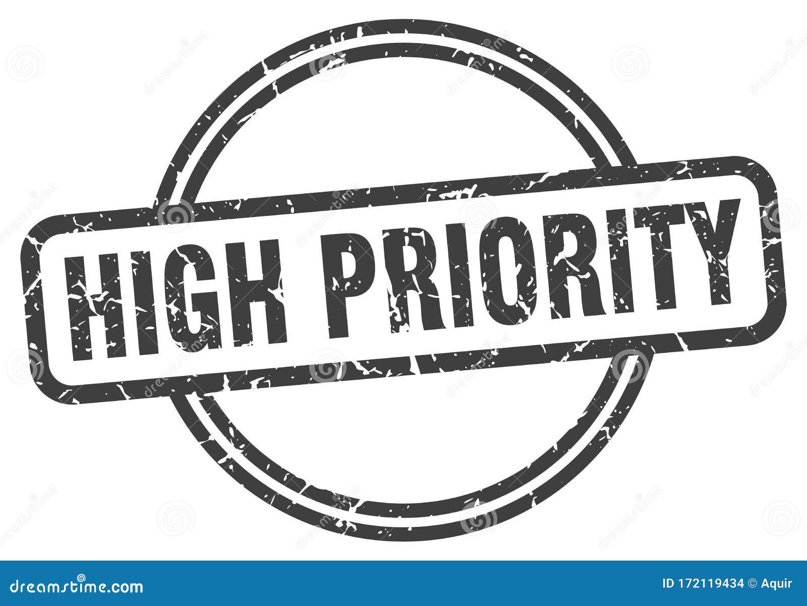 Timbre Prioritaire. Signe Prioritaire Cycle Grunge. Illustration de ...