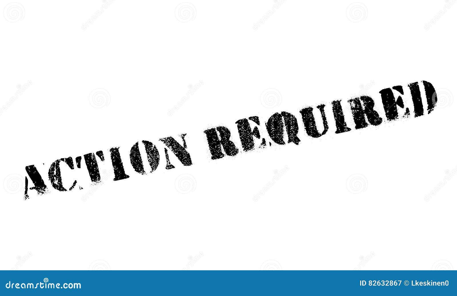 Timbre requis par action illustration de vecteur. Illustration du ...