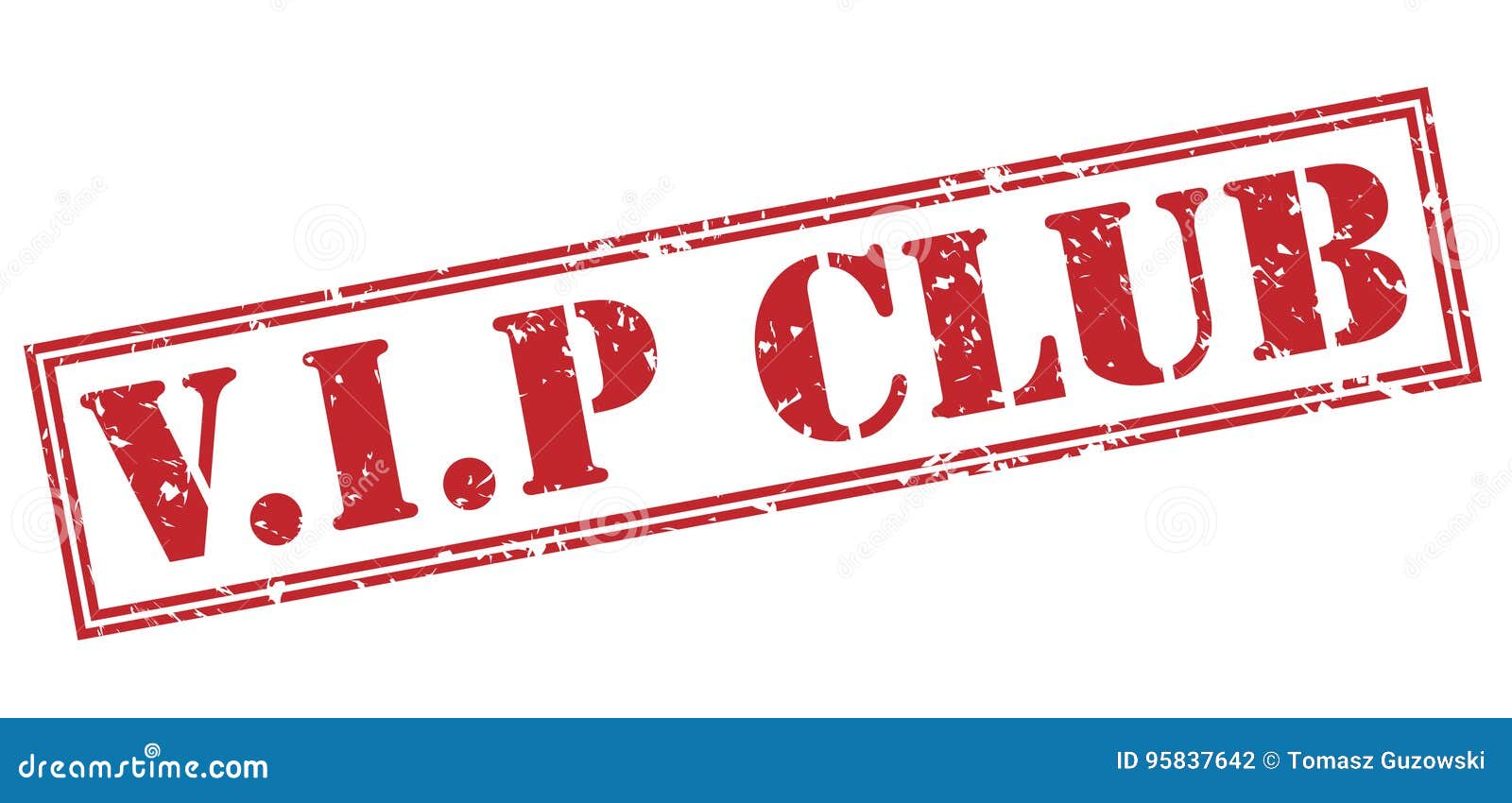 Timbre Rouge De Club De VIP Illustration Stock - Illustration du ...