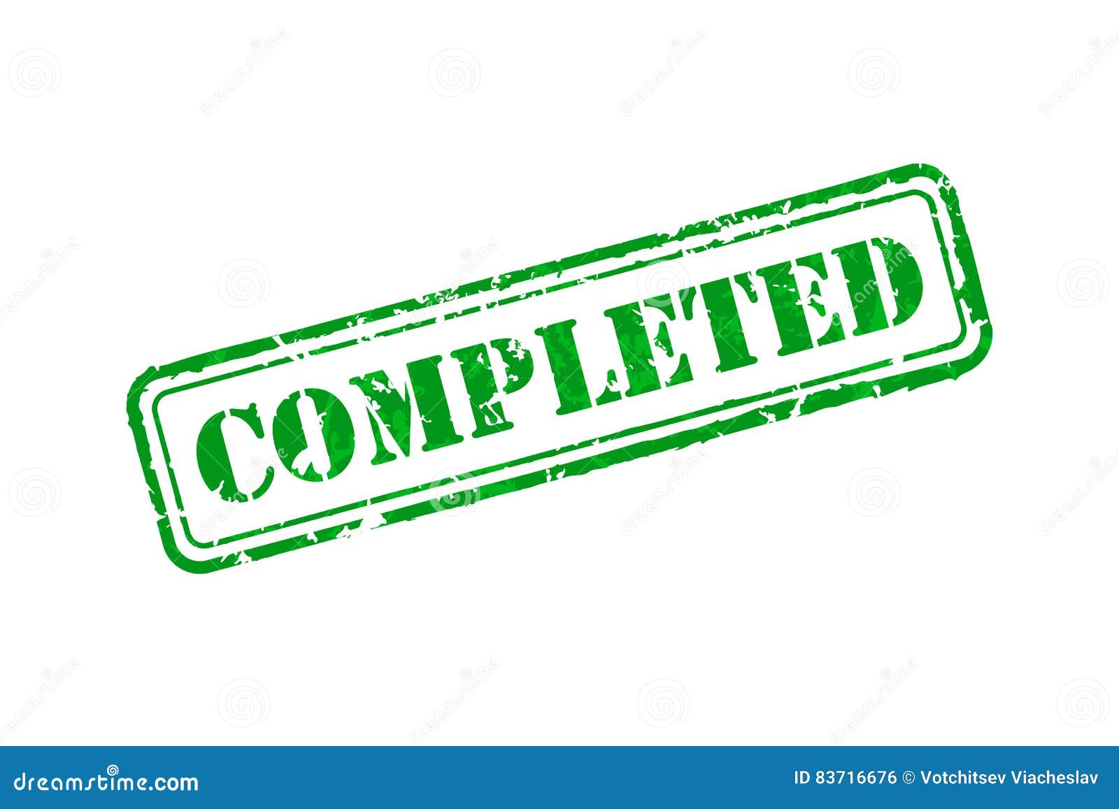 Timbro di gomma completato illustrazione vettoriale. Illustrazione di ...