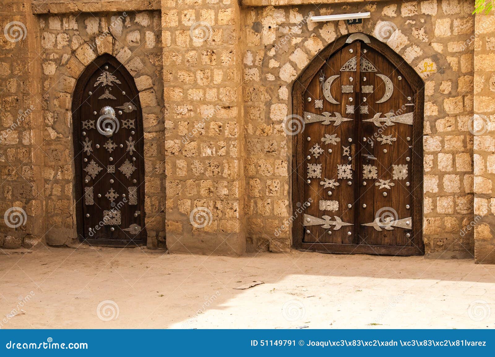 Timbuktu stock image. Image of exit, doorway, sandstone - 51149791