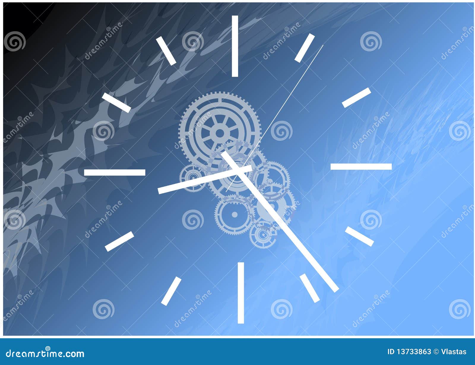 Time stock vector. Illustration of blue, circa, abstract - 13733863