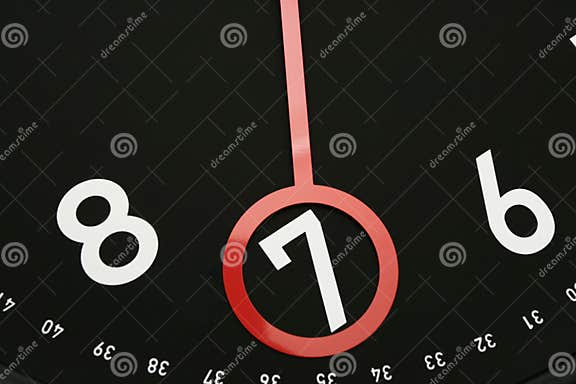 Time 7 o clock stock image. Image of night, contrast, hour - 1782095