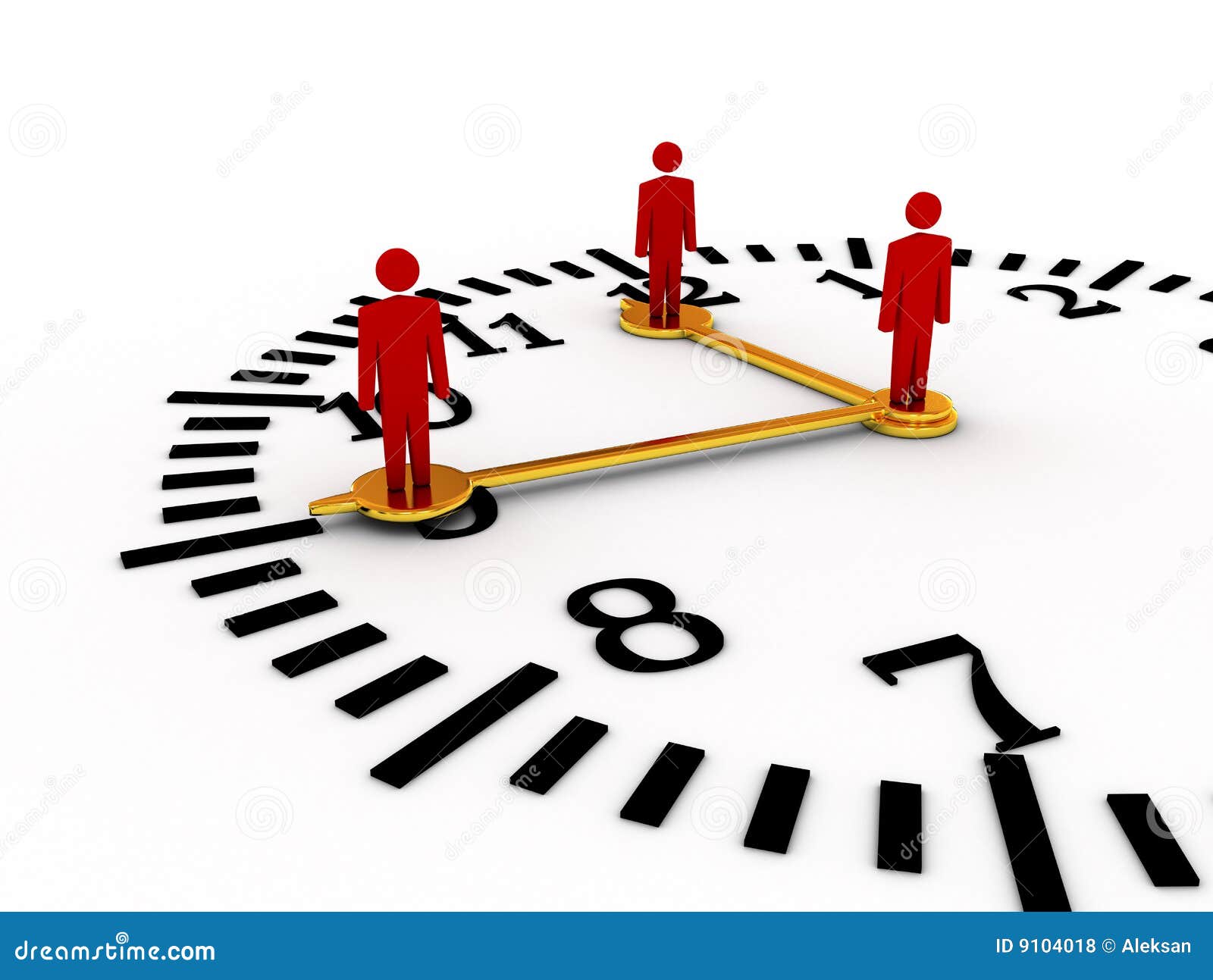 Time stock illustration. Illustration of conceptual, person - 9104018