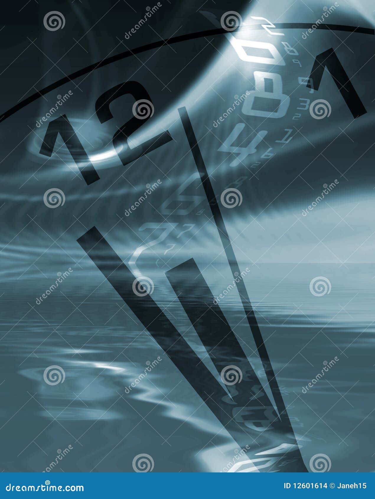 Time abstract stock illustration. Illustration of digital - 12601614