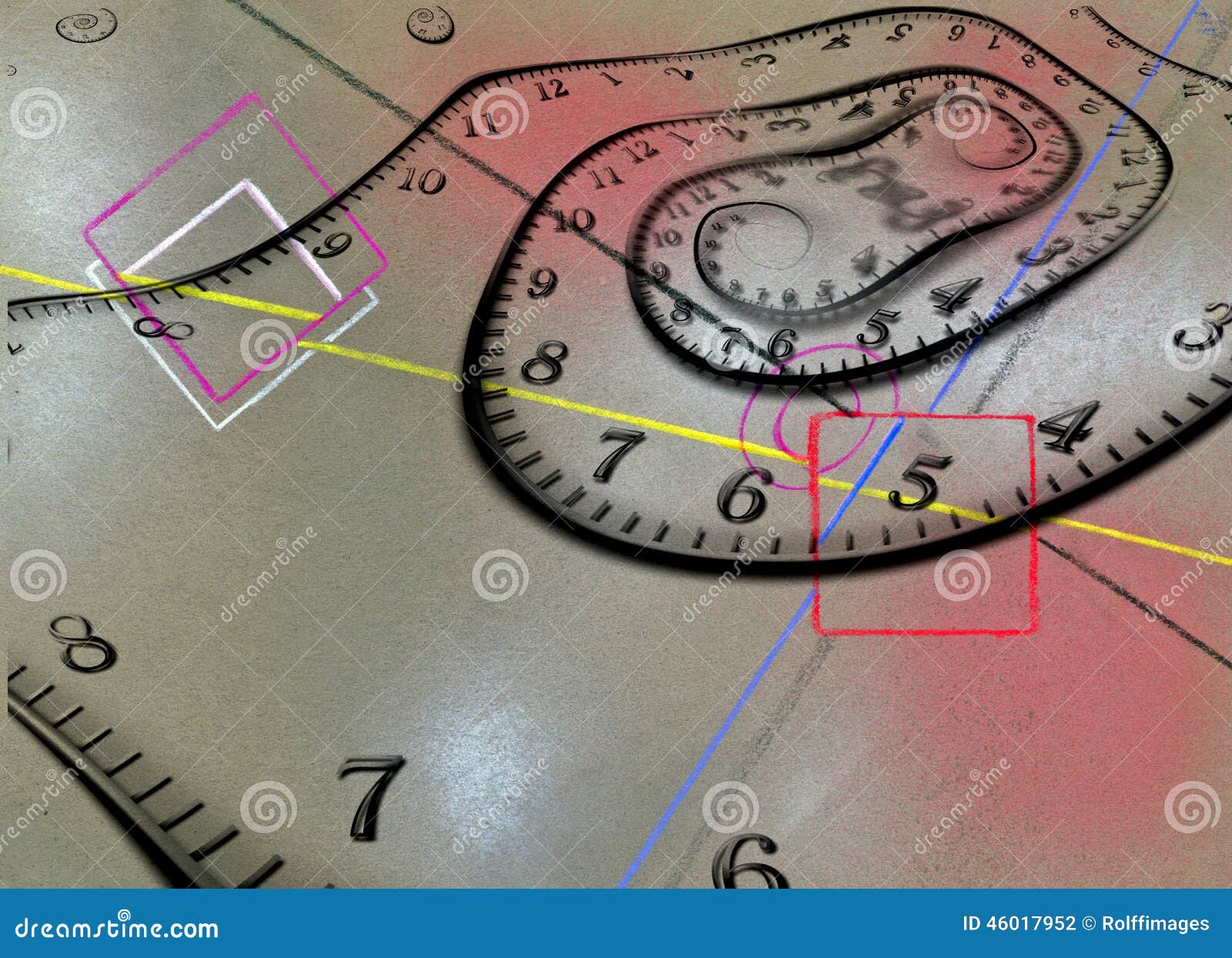 Time Abstract stock illustration. Illustration of icon - 46017952