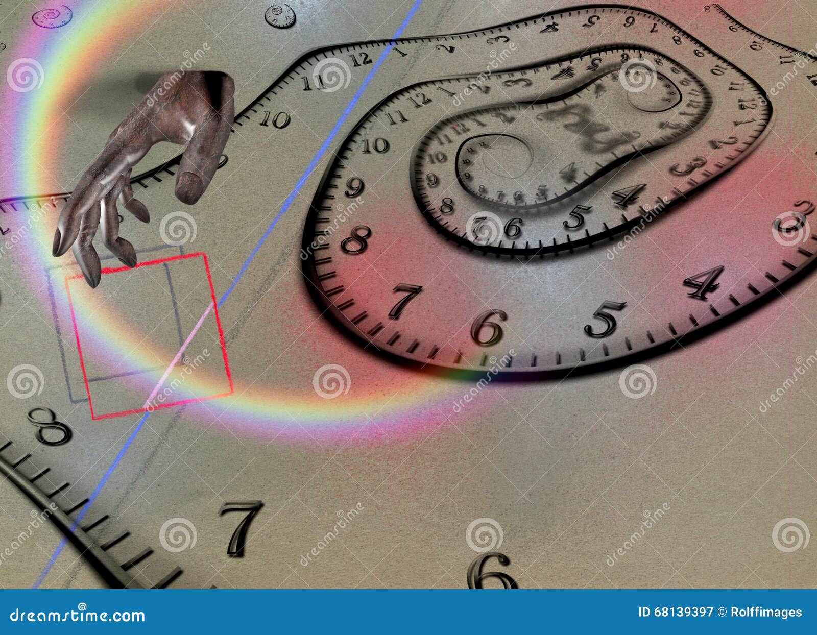 Time Abstract stock illustration. Illustration of futuristic - 68139397