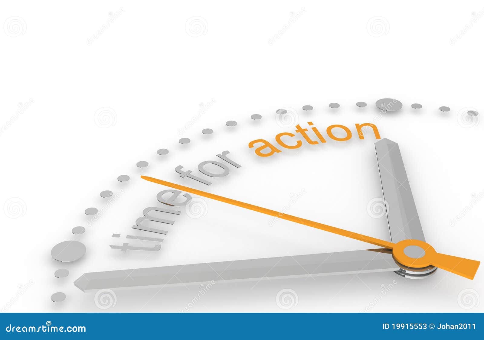 Time for Action. stock illustration. Illustration of managed - 19915553