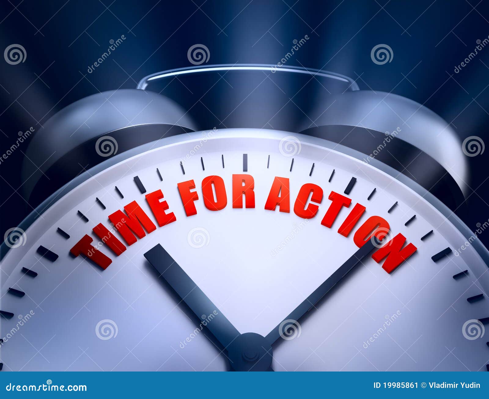 Time for Action stock illustration. Illustration of motivational - 19985861