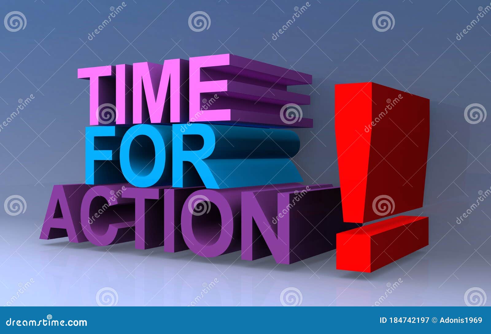 Time for action stock illustration. Illustration of initiative - 184742197