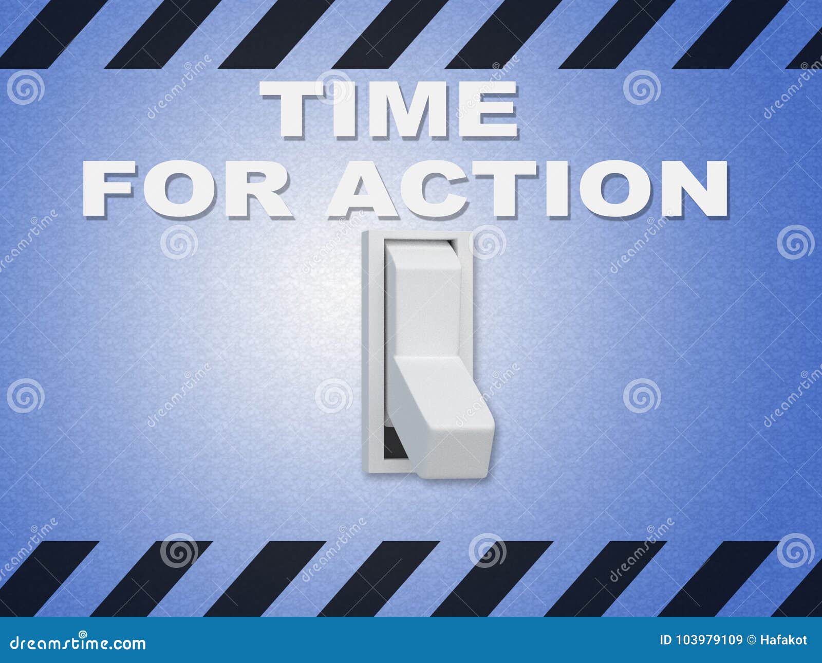 Time for Action concept stock illustration. Illustration of measurement ...