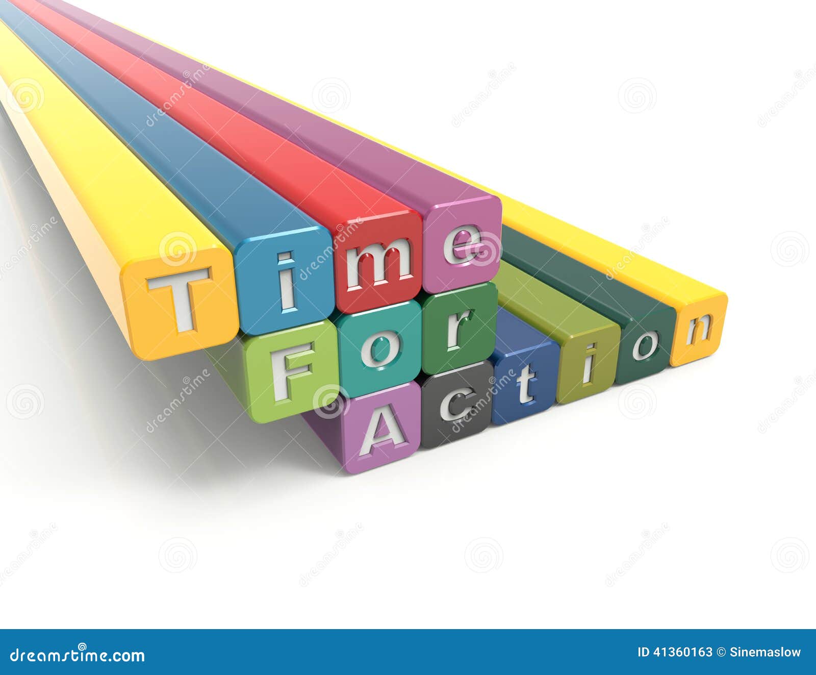 Time for Action stock illustration. Illustration of arouse - 41360163